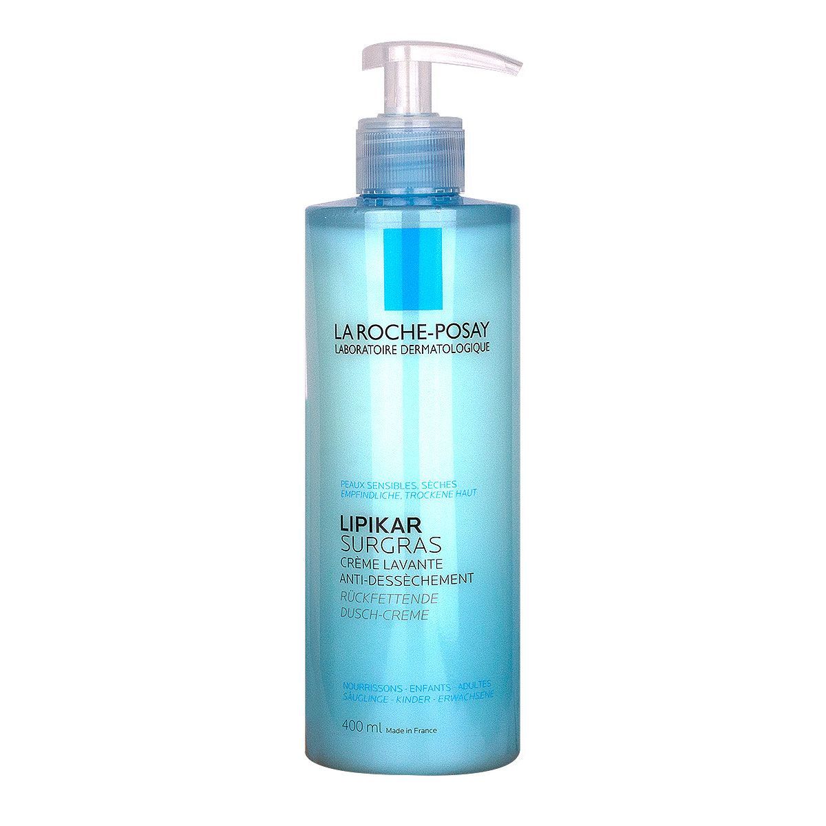 Lipikar surgras crème lavante La Roche-Posay nettoie les peaux ...